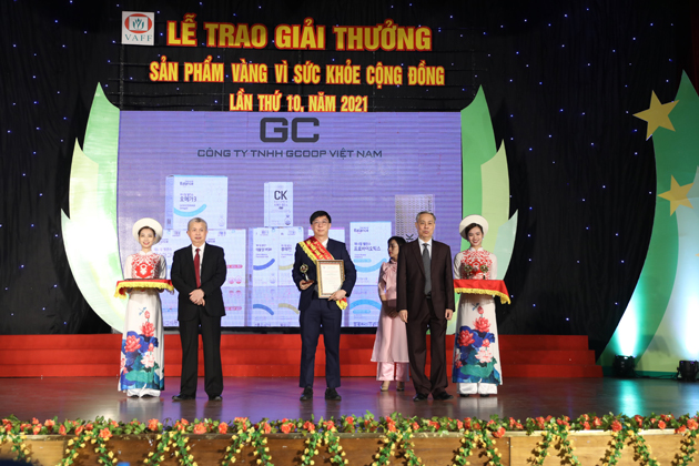 Gcoop Việt Nam vinh dự nhận giải thưởng "Sản phẩm vàng vì sức khỏe cộng đồng”
