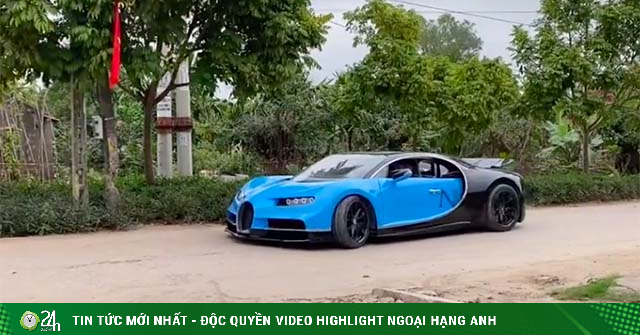 Clip: Bugatti Chiron "made in Vietnam" lên phố chở đào