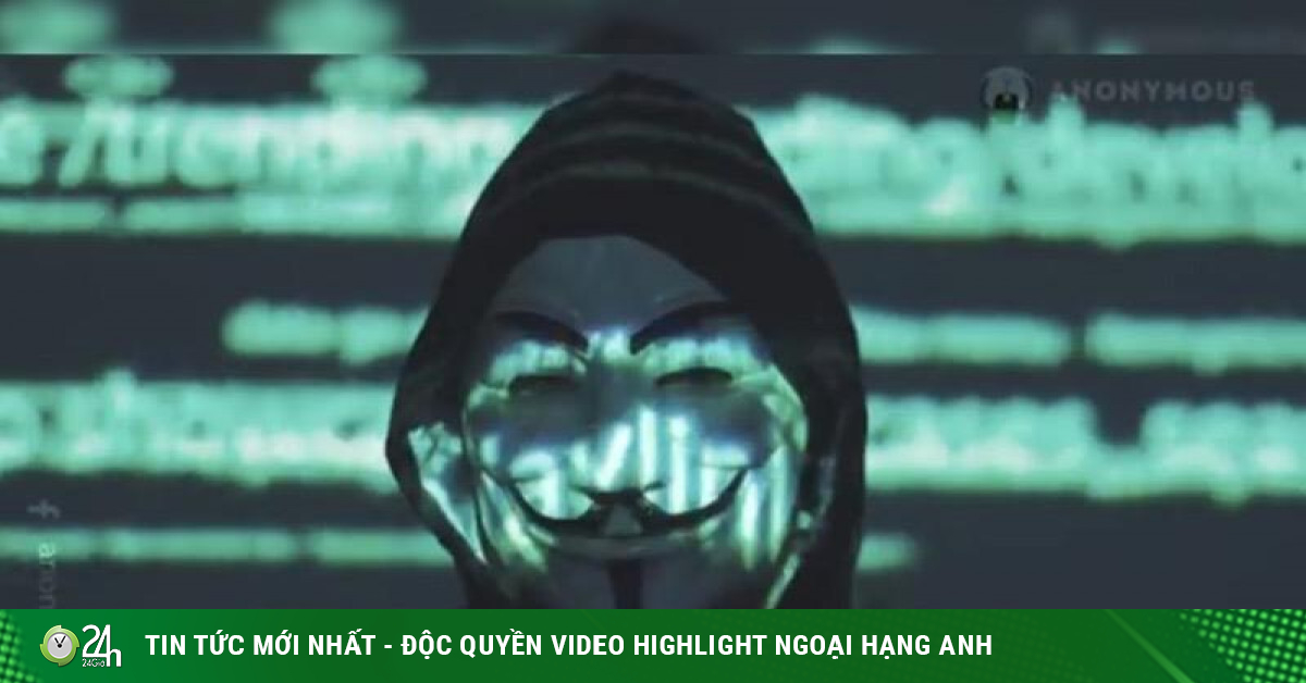 Nhóm tin tặc Anonymous tuyên bố đánh sập trang web Bộ Quốc phòng Nga