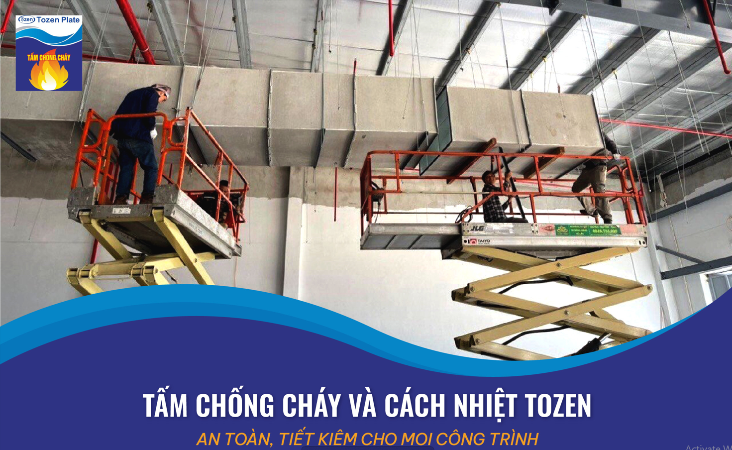 Tấm cách nhiệt chống cháy Tozen: Đa ứng dụng, nâng cao hiệu quả phòng cháy