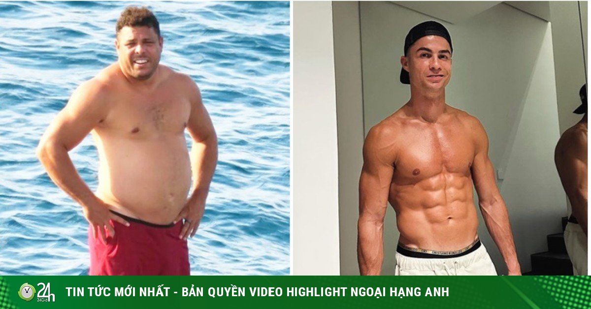 Khi body của Ronaldo "béo" bị đem ra so sánh với CR7: Khác nhau một ...