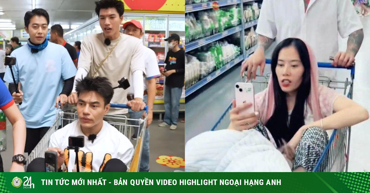 Lê Dương Bảo Lâm gây tranh cãi vì ngồi trong xe đẩy siêu thị