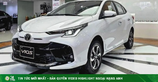2024 Toyota Vios giá 458 triệu đồng: Hoàn hảo phong cách và hiệu suất