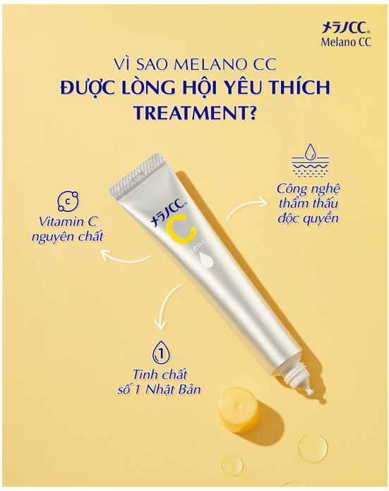 Melano CC - Thương hiệu tinh chất dưỡng trắng bán chạy số 1 tại Nhật Bản