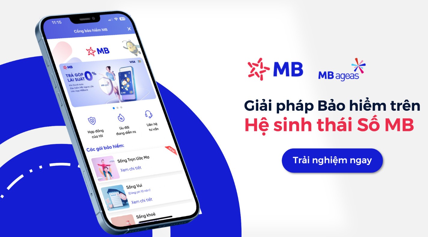 Bảo hiểm nhân thọ MB Ageas Life số hoá sản phẩm bảo hiểm trên hệ sinh ...