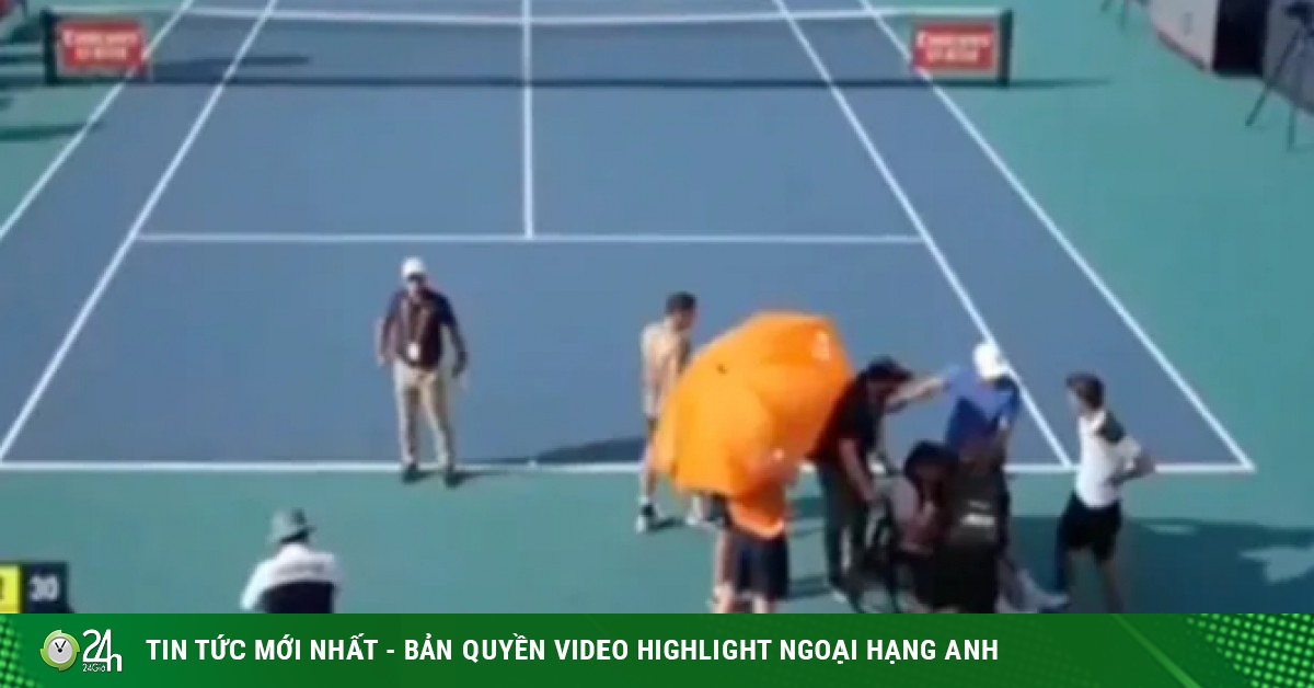 Thót tim với tay vợt 21 tuổi đang thi đấu thì ngất xỉu ở Miami Open 2024