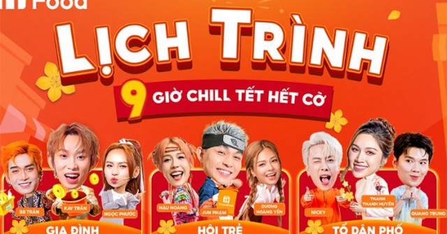 Nhập vai "chill guy”, "chill girl” cực đơn giản với ShopeeFood Tết Live ...