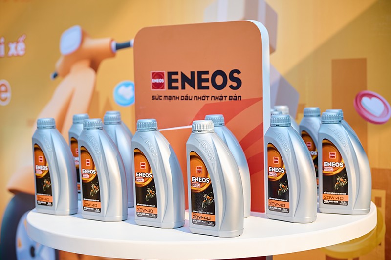 ENEOS "lì xì” dầu nhớt cho hơn 4,400 tài xế công nghệ