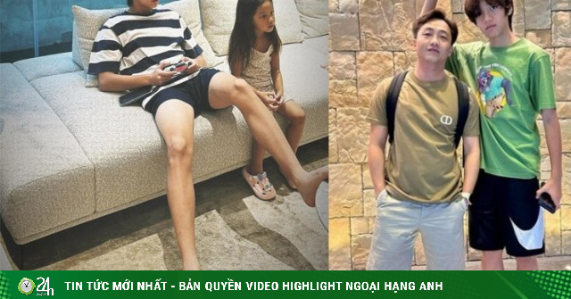 Cường Đô La chia sẻ hình ảnh Subeo thời còn bám trên lưng bố, giờ đã là ...