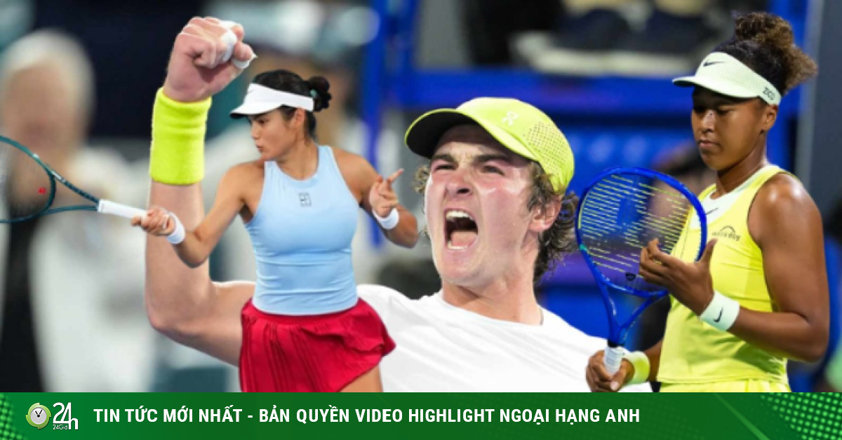 Fonseca chạm mốc mới, Raducanu - Osaka nhận tin vui (Bảng xếp hạng tennis 24/3)