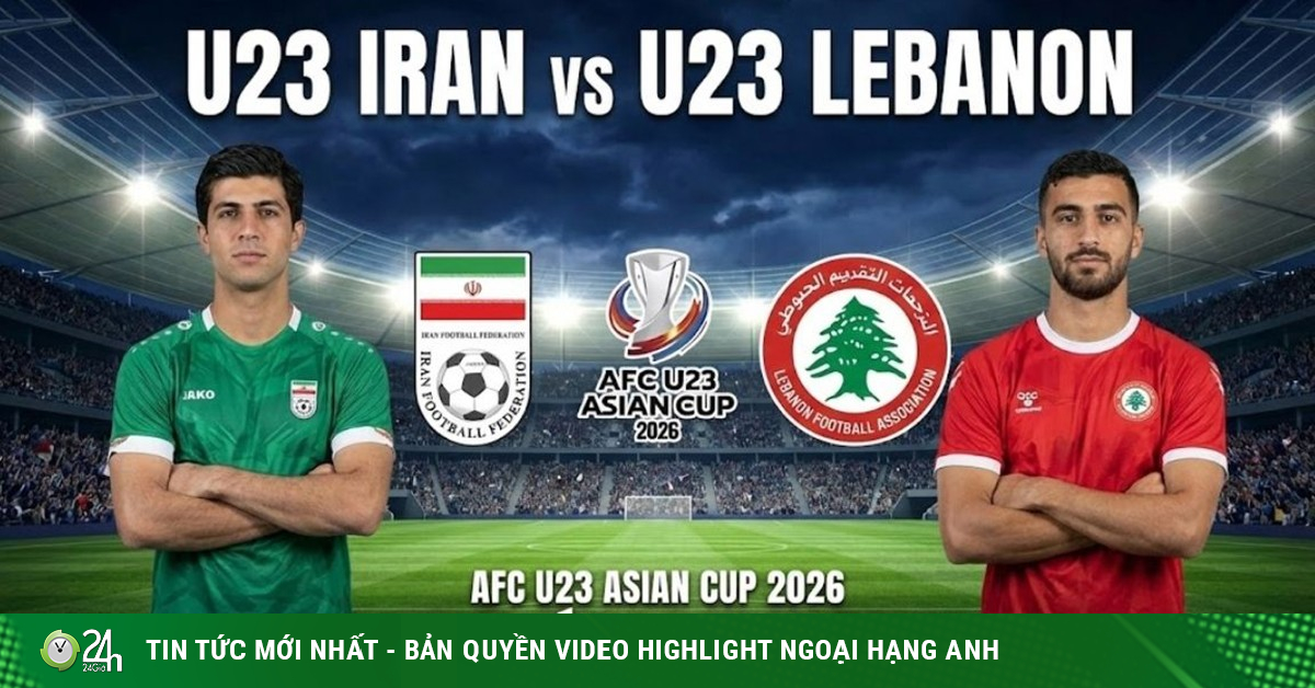 Trực tiếp bóng đá U23 Iran - U23 Lebanon: Hy vọng chấm dứt (U23 châu Á ...