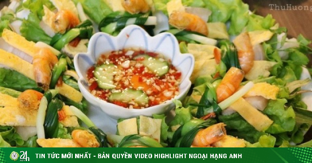 Diếp cuốn – Món ăn tinh tế cho mâm cơm Rằm tháng Giêng ngập tràn hương xuân