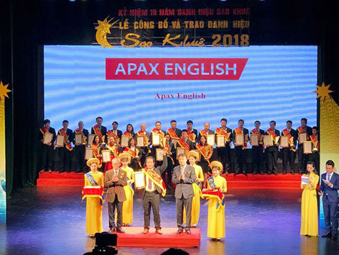 Apax English liên tiếp đón nhận nhiều giải thưởng lớn
