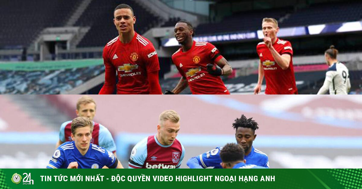 MU bám đuổi Man City, West Ham & Liverpool mưu vượt Chelsea đua top 4 ...