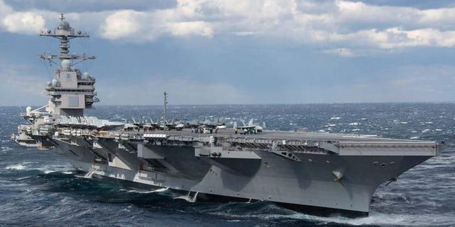 Ảnh: Tàu sân bay 13 tỉ USD lớn nhất thế giới từng bị ông Trump chê 'xấu xí'