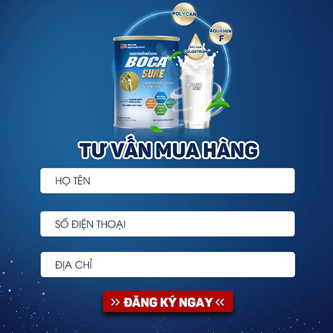 Thực phẩm bổ sung Boca Sure Gold - Dinh dưỡng vàng bảo vệ xương khớp ...