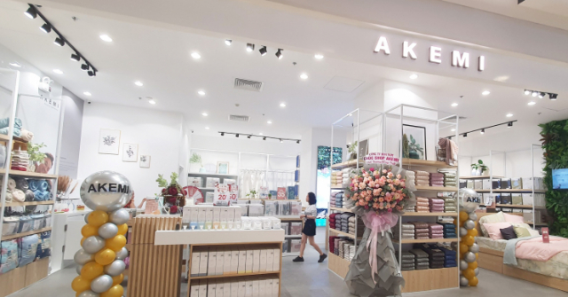Thương hiệu chăn ga gối Akemi khuyến mãi "khủng" nhân dịp khai trương
