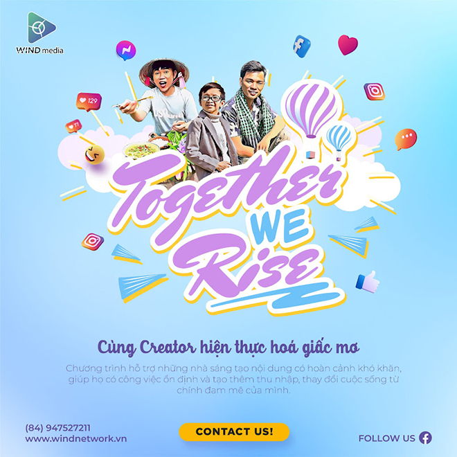 "Together We Rise”: Gieo mầm ước mơ cho những nhà sáng tạo nội dung có ...