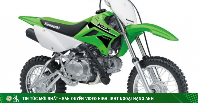 Kawasaki KLX110R trình làng - "mãnh thú" cho các cậu ấm cô chiêu