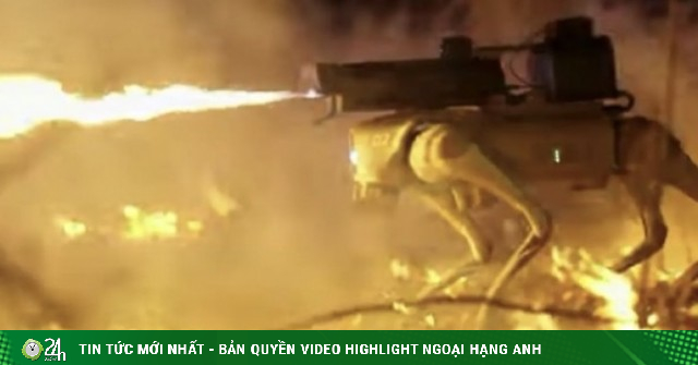 Video: Công ty Mỹ hé lộ chó robot trang bị súng phun lửa, ai cũng có ...