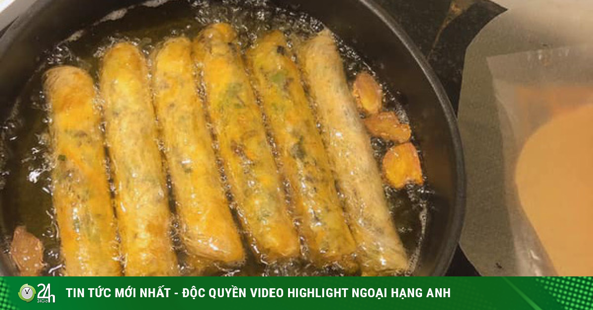 Cắt vài lát loại củ này vào dầu, rán nem vàng giòn rụm, không cặn đen