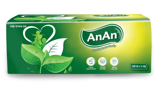 Giấy vệ sinh AnAn dạng rút – Xu hướng mới cho người tiêu dùng Việt