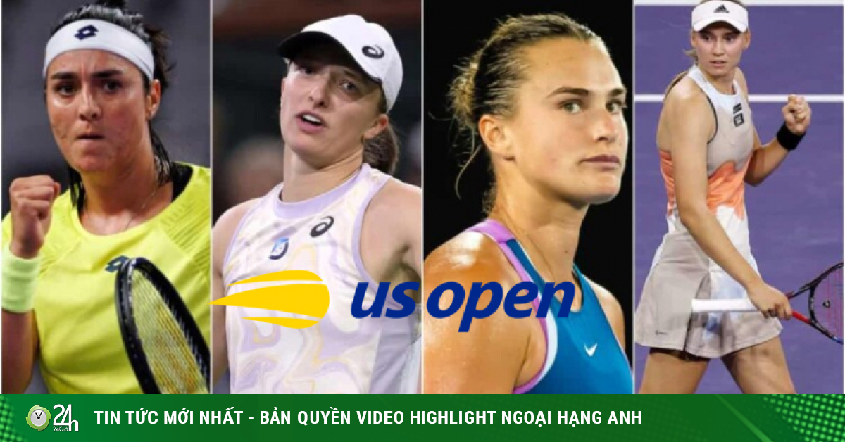 Lịch thi đấu giải tennis US Open 2023 đơn nữ