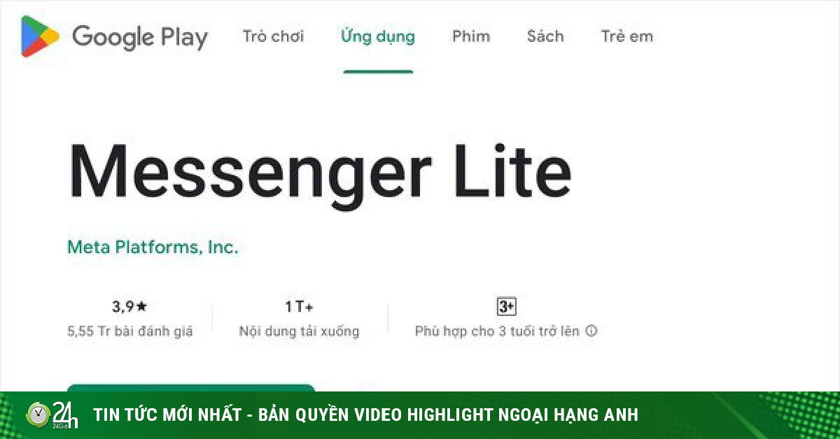 Messenger Lite bị xóa khỏi Google Play