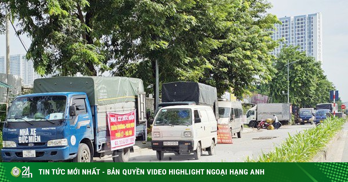 Cảnh tuyến đường BT nghìn tỷ ở Hà Nội biến thành bãi xe, nơi tập kết ...