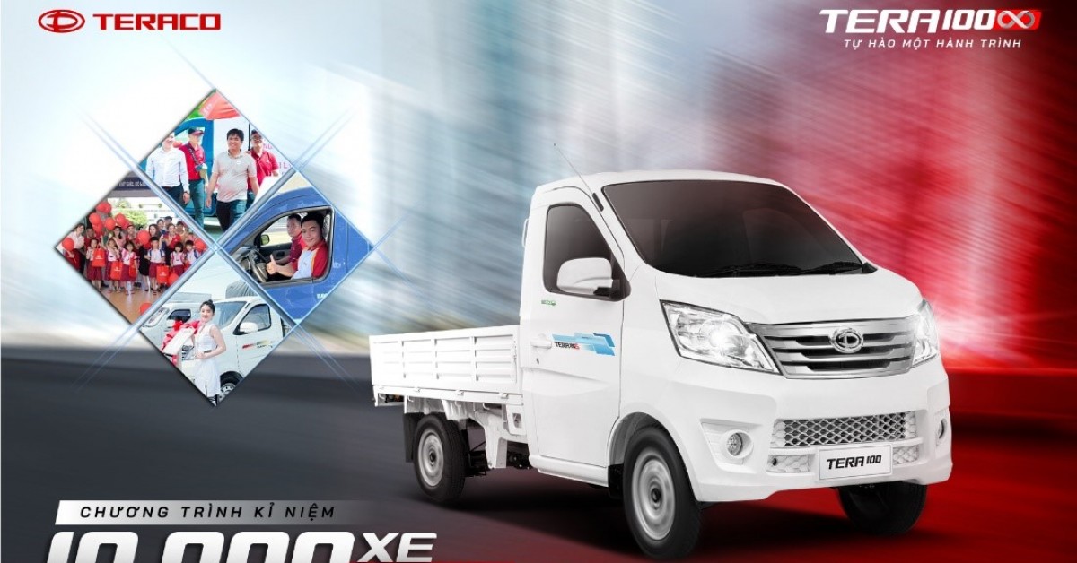 Daehan Motors kỉ niệm hành trình 10.000 xe TERA100 tại Việt Nam