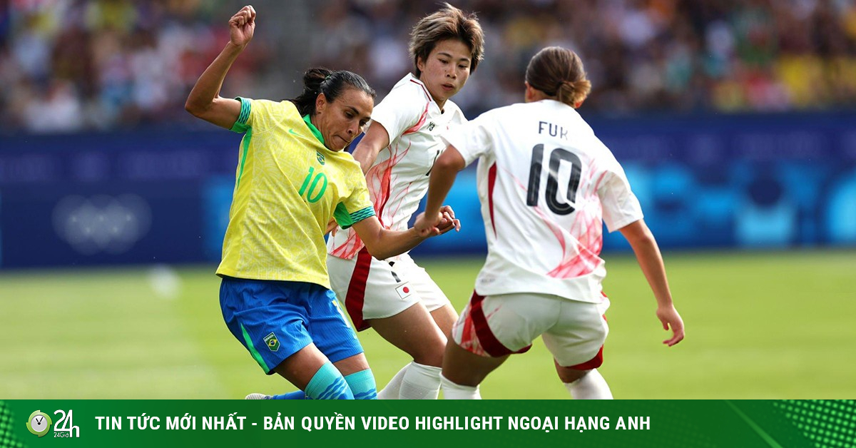 Video bóng đá ĐT nữ Brazil - Nhật Bản: Siêu phẩm phút 90+6, ngược dòng ...