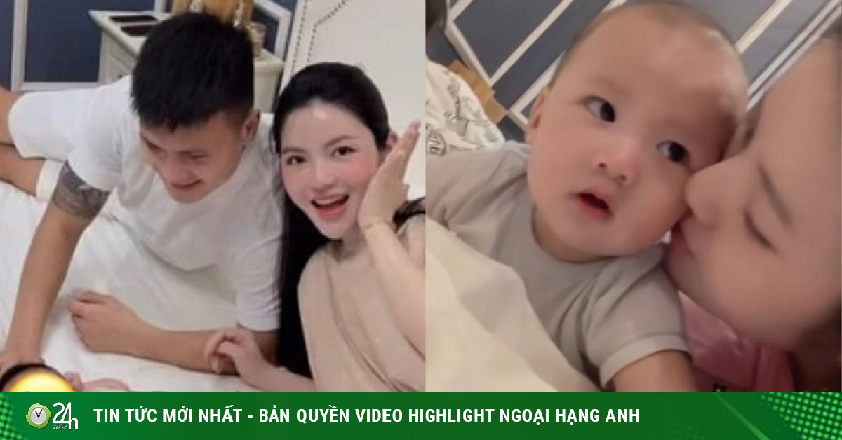 Con trai cầu thủ Quang Hải chính thức lộ diện, nhan sắc "không phải ...