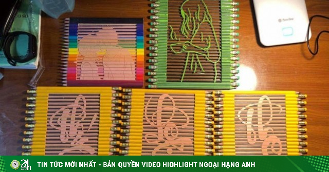 Lấy bút chì ra khắc, chàng trai bán giá đến nửa triệu đồng/sản phẩm
