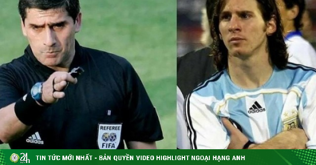 Trọng tài bỏ qua thẻ vàng để đổi lấy áo Messi