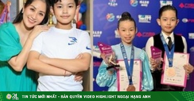 Con trai Khánh Thi mới 10 tuổi đã là tài năng dance sport, theo bố mẹ thi đấu khắp thế giới