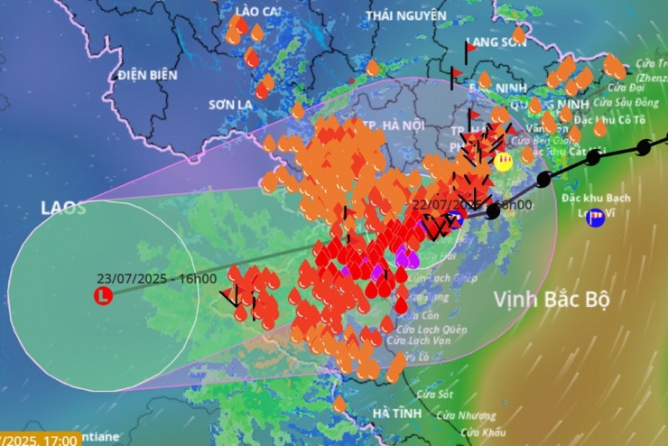 Tin mới nhất về bão số 3 Wipha: Suy yếu thành ATNĐ, khu vực nào còn mưa ...