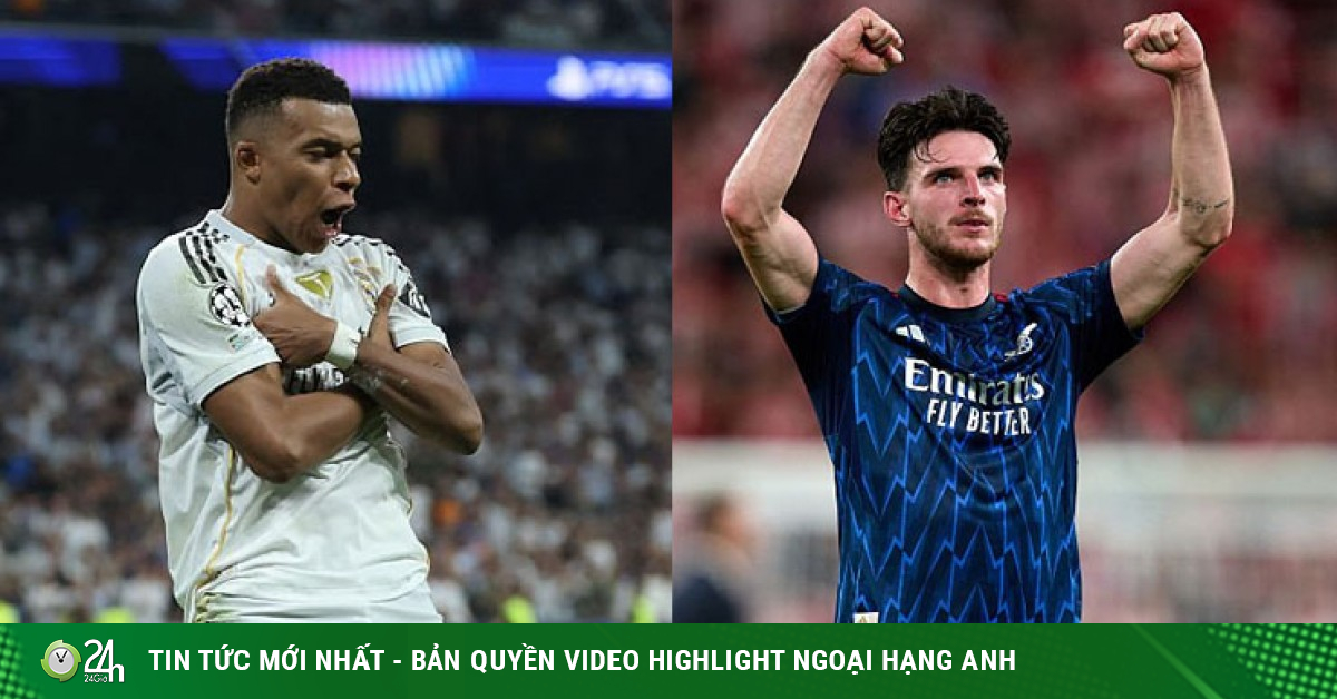 Nóng bảng xếp hạng Cúp C1: Arsenal & Real Madrid cùng thắng trận vẫn ...
