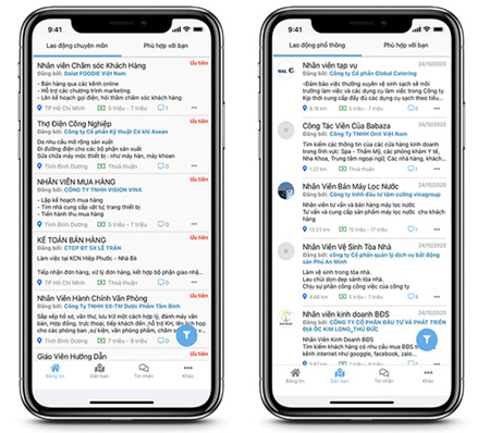 Ra mắt ứng dụng Babaza - việc làm và các dịch vụ gần nhà