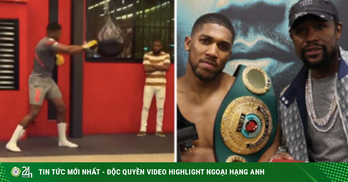 "Quyền vương" Joshua bái sư Mayweather, quyết đòi lại vương miện hạng nặng