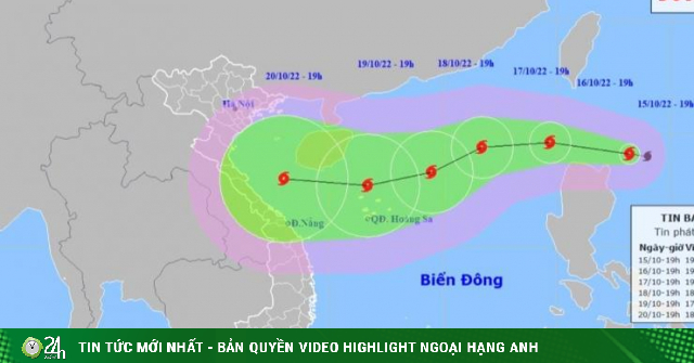Bão Nesat giật cấp 10 xuất hiện gần Biển Đông, khả năng còn mạnh thêm