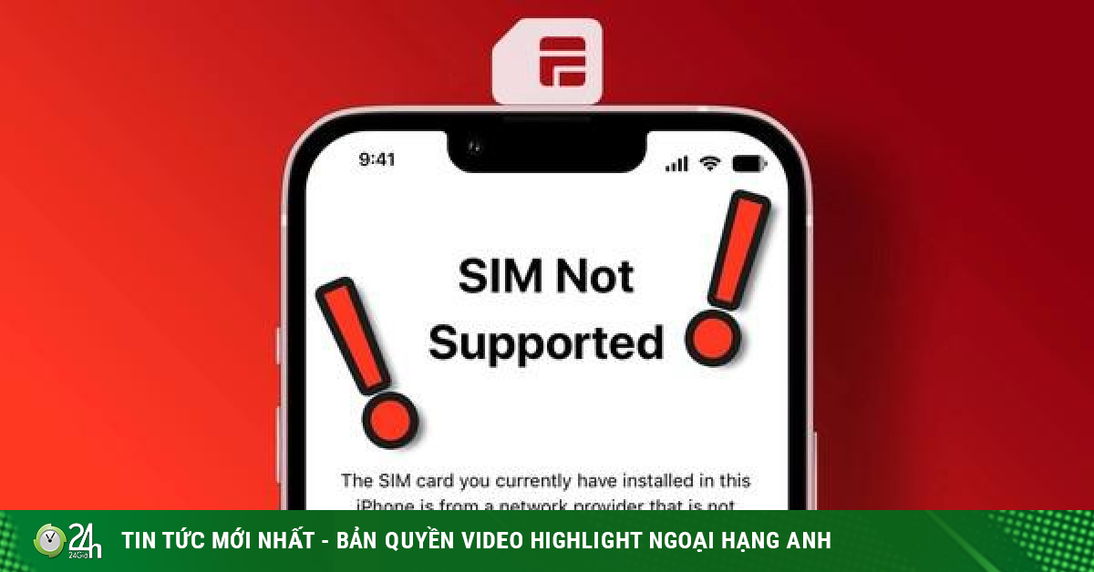 6 cách sửa lỗi SIM không được hỗ trợ trên iPhone 14