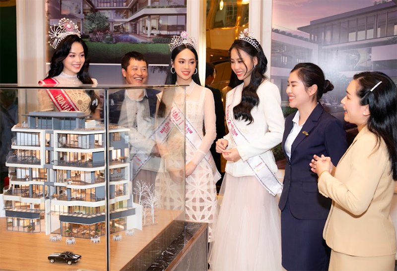 Top 3 HHVN 2022 thưởng lãm vẻ đẹp của biệt thự Oasia Swanbay