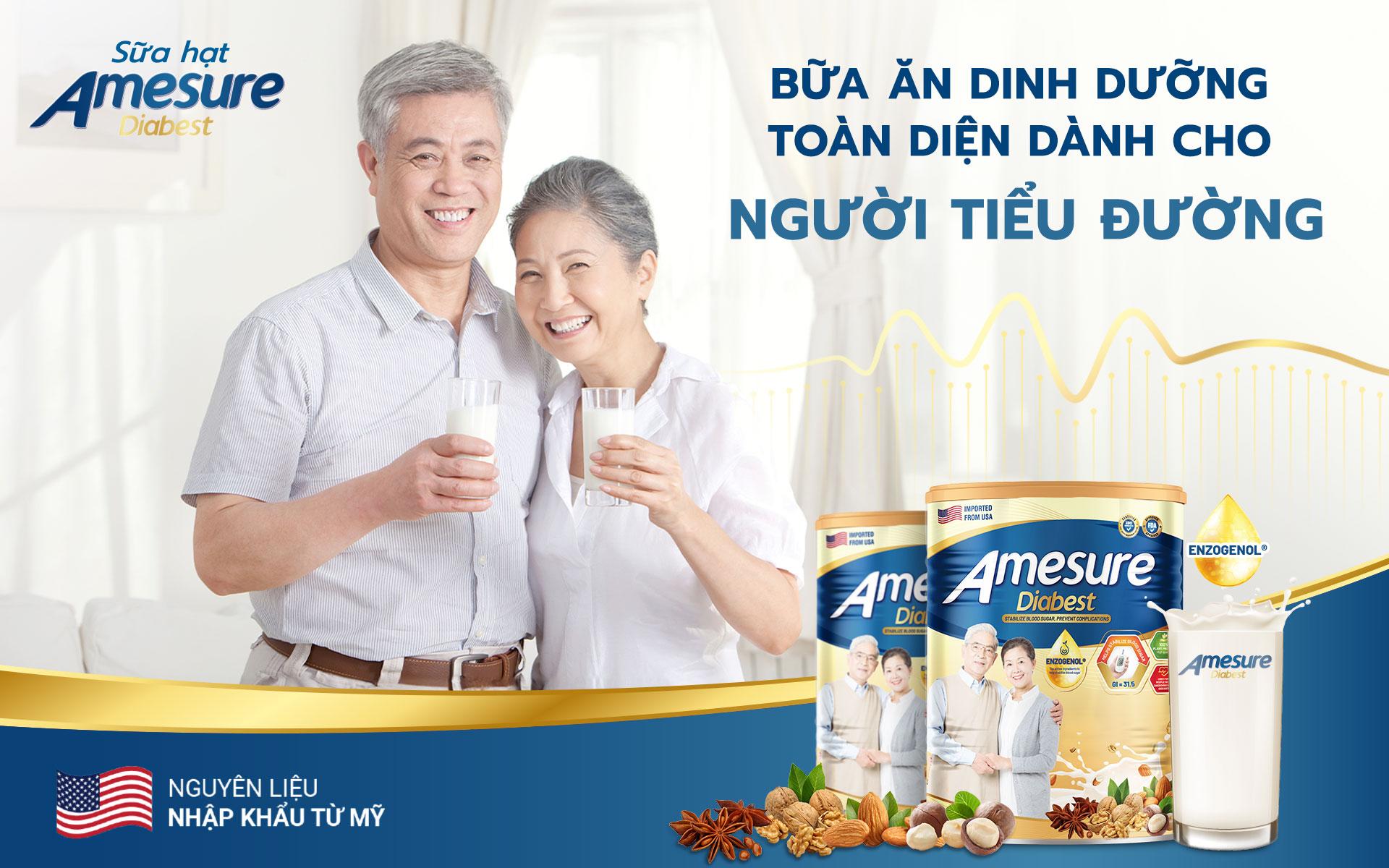Sữa hạt Amesure - Bữa ăn dinh dưỡng toàn diện, hiệu quả cho người bệnh ...