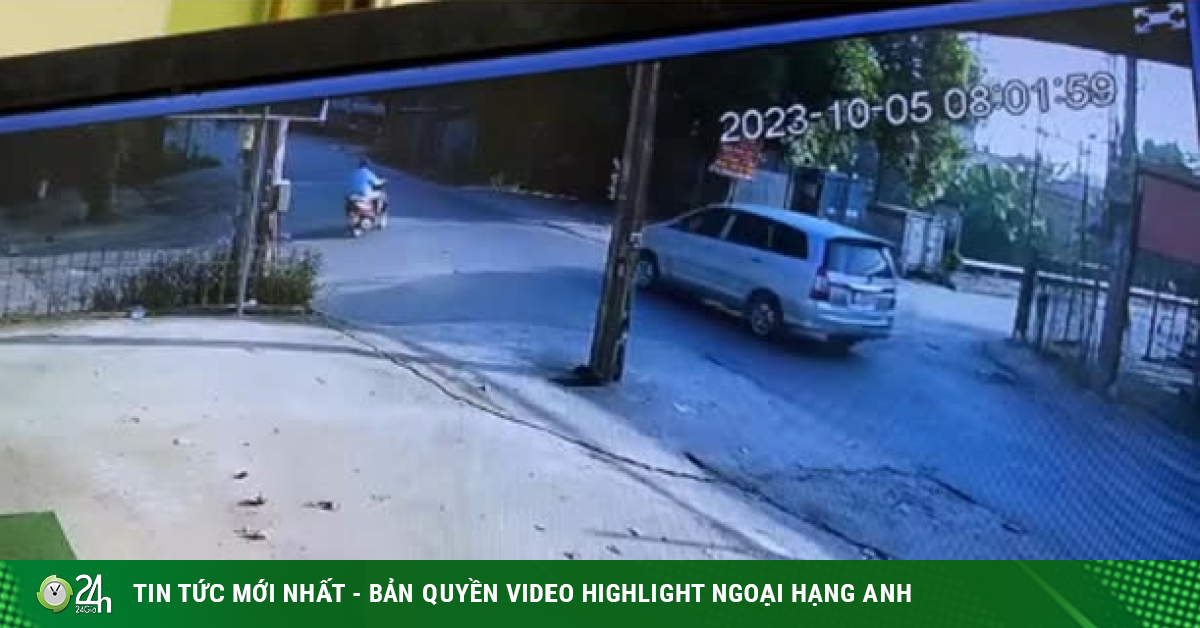 Clip: Ô tô húc ngã tài xế xe máy, cư dân mạng tranh luận đúng sai