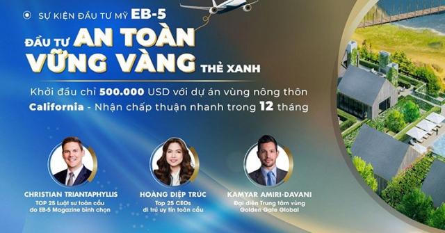 Định cư Mỹ EB-5 thông qua dự án nông thôn Anasu Resort