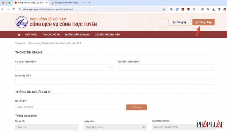 Sở GTVT TP.HCM hướng dẫn đổi GPLX online