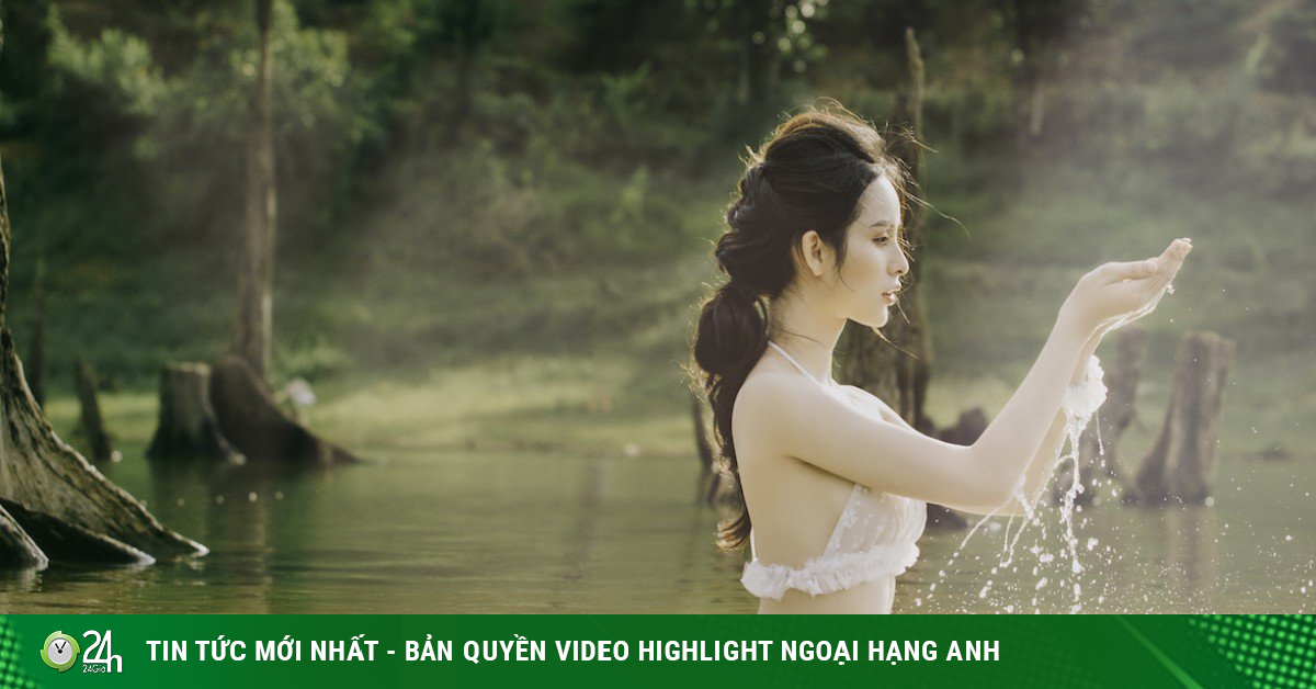 "Tiên nữ Đắk Nia" mặc giản dị vào bếp khác hẳn gu thời trang gợi cảm thường thấy