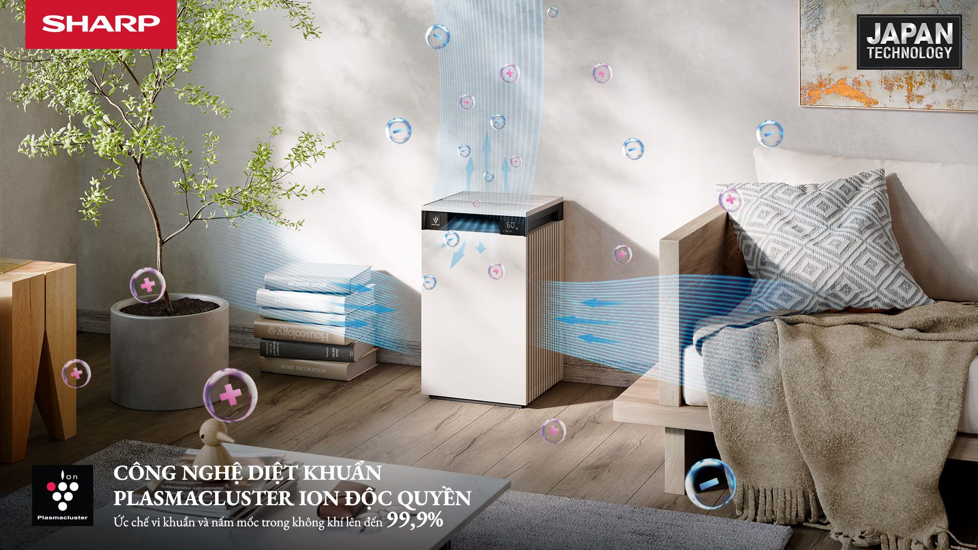 Tập đoàn Sharp ra mắt thế hệ máy lọc khí mới Sharp Purefit "Đẳng cấp tinh tế, nâng chuẩn sống lành”