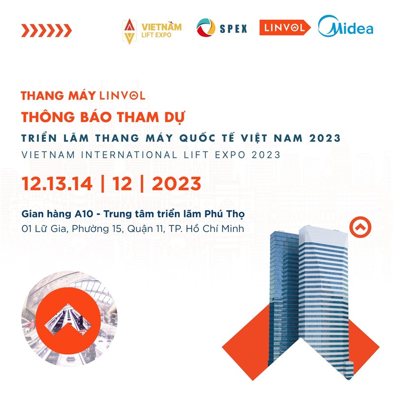 LINVOL Việt Nam sẽ tham dự Hội chợ triển lãm thang máy quốc tế Việt Nam 2023
