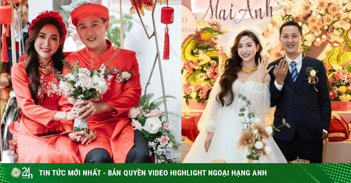 Hoàng Mai Anh "Những cô gái trong thành phố" bất ngờ lên xe hoa, vòng vàng trĩu cổ